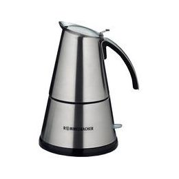 Rommelsbacher EKO 364/E Elpresso mini, Espressomaschine edelstahl Kapazität: 4 Tassen Verbrauch: 365 Watt (Betrieb) Abmessungen: 115 x 170 x 115 mm