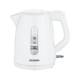 Severin WK 3411, Wasserkocher wei&szlig;, 1,0 Liter