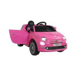 Jamara Ride-on Fiat 500, Kinderfahrzeug pink, 12 V Bauweise: Vierrädrig Altersangabe: ab 36 Monaten Zielgruppe: Kindergartenkinder