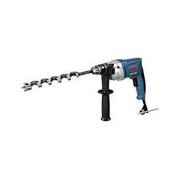 Bosch Bohrmaschine GBM 13 HRE Professional blau/schwarz, 550 Watt Leistung/Spannung: 550 Watt Drehzahl max.: 550 U/min Drehmoment max.: 60 Nm Werkzeugaufnahme: Zahnkranz-Bohrfutter