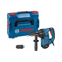 Bosch Bohrhammer GBH 3-28 DFR Professional blau, 800 Watt, L-BOXX Leistung/Spannung: 800 Watt Drehzahl: 900 U/min Schlagenergie: 3,1 Joule Werkzeug-Aufnahme: SDS-plus