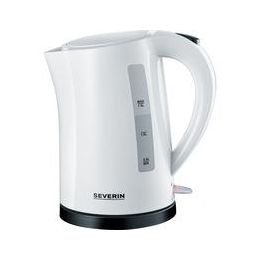 Severin WK 3494, Wasserkocher weiß/schwarz, 1,5 Liter