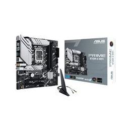 ASUS PRIME B760M-A WIFI, Mainboard schwarz/silber