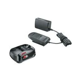 Bosch Starter-Set 18V (PBA 2.5Ah + AL 18V-20), Ladegerät schwarz, Akku + Ladegerät, POWER FOR ALL ALLIANCE Ausgangsspannung: 18 Volt Enthaltene Akkus: 1x 2,5 Ah Akku-Technologie: Lithium-Ionen Akku