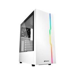 Sharkoon RGB SLIDER White, Tower-Geh&auml;use wei&szlig;