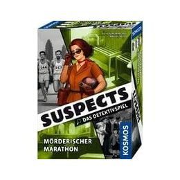 Kosmos Suspects: Mörderischer Marathon, Kartenspiel Spieleranzahl: 1 - 5 Spieler Spieldauer: 2 Stunden und 30 Minuten Altersangabe: ab 12 Jahren Serie: Suspects