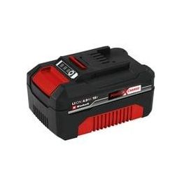 Einhell Akku Power-X-Change 18V 4,0Ah rot/schwarz Technologie: Lithium-Ionen-Akku Kapazität: 4 Ah Spannung: 18 Volt