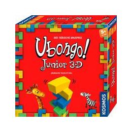 Kosmos Ubongo Junior 3-D, Brettspiel Spieleranzahl: 1 - 4 Spieler Spieldauer: 20 Minuten Altersangabe: ab 5 Jahren Serie: Ubongo