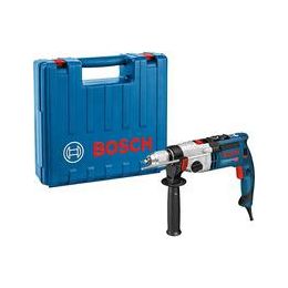 Bosch Schlagbohrmaschine GSB 21-2 RCT Professional blau/schwarz, 1.300 Watt, Koffer Leistung/Spannung: 1.300 Watt Drehzahl max.: 3.000 U/min Schlagzahl: 51.000 min-1 Werkzeugaufnahme: Schnellspann-Bohrfutter