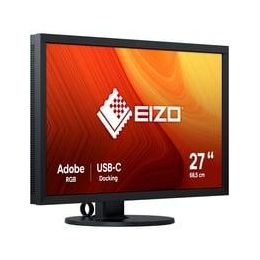 EIZO CS2731 ColorEdge, LED-Monitor 68.5 cm (27 Zoll), schwarz, QHD, IPS, 60 Hz, HDMI Sichtbares Bild: 68,5 cm (27 Zoll) Auflösung: 2560 x 1440 Pixel Reaktionszeit: 16 ms (GtG) Format: 16:9