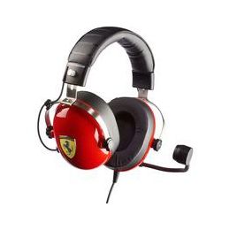 Thrustmaster T.Racing Scuderia Ferrari Edition, Gaming-Headset rot/schwarz Kopfhörertyp: Over-Ear Kopfbügelhörer Geeignet für: Gaming, Mobile Abspielgeräte, Mobiltelefone, Nintendo 3DS, Nintendo Switch, PC-Systeme, PlayStation 4, PlayStation Vita, Xbox One Kabel-Verbindung: 3.5mm Klinke