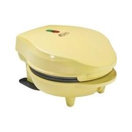 Bestron Mini-Waffelautomat AMW500V, Waffeleisen gelb, 550 Watt Leistung: 550 Watt Ausstattung: Bereitschaftsanzeige, automatische Temperaturregelung Kapazität: 1 Waffel pro Durchgang Waffel-Art: Brüsseler Art