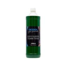 Alphacool Eiswasser Crystal Green UV-aktiv Fertiggemisch 1000ml , Kühlmittel grün UV-aktiv: Ja Art: Kühlmittel Verwendung: für Wasserkühlung