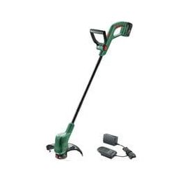 Bosch Akku-Rasentrimmer EasyGrassCut 18-230, 18Volt grün/schwarz, Li-Ionen Akku 2,0Ah, POWER FOR ALL ALLIANCE Leistung/Spannung: Akku-Betrieb, 18Volt Max. Schnittbreite: 23 cm Stiel / Griff: Verstellbarer Zweithandgriff Betriebsart: Akku