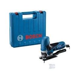 Bosch Stichsäge GST 90 E Professional blau/schwarz, 650 Watt, Koffer Leistung/Spannung: 650 Watt Hubhöhe: 26 mm Verwendungszweck: Zum Sägen von Ausschnitten und geschwungenen Formen