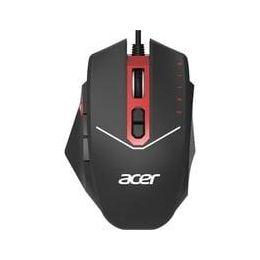 Acer Nitro, Gaming-Maus schwarz/rot Anschlussart: USB-Kabel Tastenanzahl: 8 Tasten Sensor: optisch Auflösung: 4200 dpi