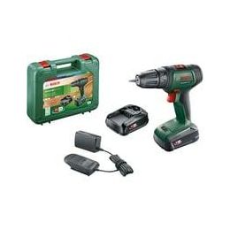 Bosch Akku-Bohrschrauber UniversalDrill 18V gr&uuml;n/schwarz, 2x Li-Ionen Akku 1,5Ah, Koffer, POWER FOR ALL ALLIANCE