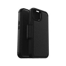 Otterbox Strada, Handyhülle schwarz, iPhone 14 Typ: Handyhülle Geeignet für: iPhone 14 Material: Leder, Metall, Polykarbonat Verschluss: Magnet