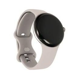Google Pixel Watch, Smartwatch silber, 41mm, LTE Display: 3 cm (1,2 Zoll) Kommunikation: Bluetooth 5.0, NFC, WLAN 802.11 b, WLAN 802.11 g, WLAN 802.11 n Armbandlänge: 130 - 210 mm Touchscreen: mit Touchscreen