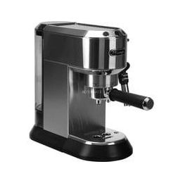 De'Longhi Dedica Style EC 685.M, Espressomaschine silber Kapazität: 1,1 Liter Verbrauch: 1.300 Watt (Betrieb) System: E.S.E. Abmessungen: 149 x 305 x 330 mm