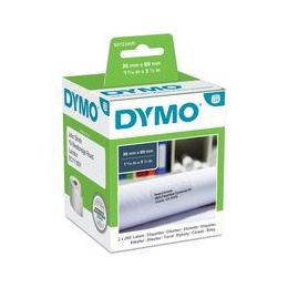 Dymo LabelWriter ORIGINAL Adressetiketten 36x89mm, 1 Rolle mit 260 Etiketten permanent klebend, S0722400