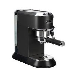 De'Longhi Dedica Style EC 685.BK, Espressomaschine schwarz/silber (glänzend) Kapazität: 1,1 Liter Verbrauch: 1.300 Watt (Betrieb) System: E.S.E. Abmessungen: 149 x 305 x 330 mm