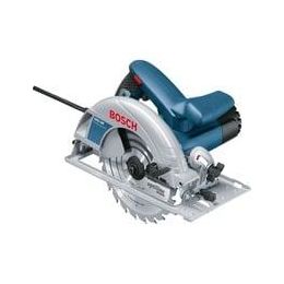 Bosch Handkreissäge GKS 190 Professional blau/silber, 1.400 Watt Leistung/Spannung: 1.400 Watt Sägeblatt Ø: 190 mm Sägeblattbohrung: 30 mm Betriebsart: Netzanschluss