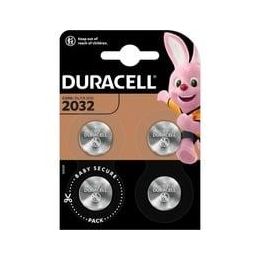 Duracell CR2032 Lithium-Knopfzelle 3V, Batterie 4 St&uuml;ck, CR2032