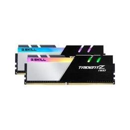 G.Skill DIMM 32 GB DDR4-3200 (2x 16 GB) Dual-Kit, Arbeitsspeicher schwarz/wei&szlig;, F4-3200C16D-32GTZN, Trident Z Neo, INTEL XMP