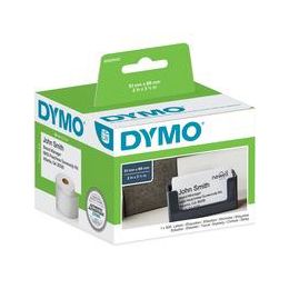 Dymo LabelWriter ORIGINAL Terminvereinbarungsetiketten 51x89mm, 1 Rolle mit 300 Etiketten wei&szlig;, nicht klebend, S0929100