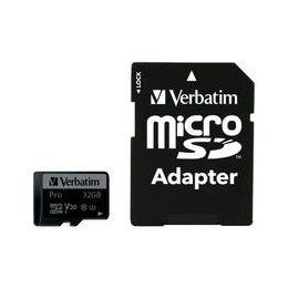 Verbatim Pro 32GB microSDHC, Speicherkarte UHS Speed Class 3