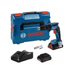Bosch Akku-Trockenbauschrauber GTB 18V-45 Professional blau/schwarz, 2x Akku ProCORE18V 4,0Ah, in L-BOXX