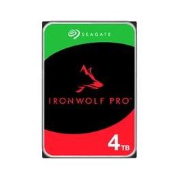 Seagate IronWolf Pro NAS 4 TB CMR, Festplatte SATA 6 Gb/s, 3,5" Kapazität: 4 TB ms/Cache/U: -/256 MB/7.200 U/min Datentransferrate: Lesen: 250 MB/s