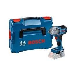 Bosch Akku-Schlagschrauber GDS 18V-450 HC Professional solo, 18Volt blau/schwarz, Bluetooth Modul, ohne Akku und Ladeger&auml;t, in L-BOXX