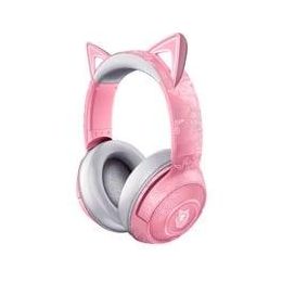 Razer Kraken Kitty V2 Pro RGB, Gaming-Headset rosa Kopfhörertyp: Over-Ear Kopfbügelhörer Geeignet für: Gaming, Nintendo Switch, PC-Systeme, PlayStation 4, PlayStation 5 Kabel-Verbindung: 1x USB 2.0
