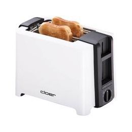 Cloer Full Size Toaster 3531 weiß/schwarz, 900 Watt, für 2 XXL-Toastscheiben Leistung: 900 Watt Kapazität: 2 Scheiben Toast Funktionen: Auftauen, Liftfunktion, Stopp-Taste Ausstattung: Brotzentrierung, Brötchenaufsatz, Krümelschublade