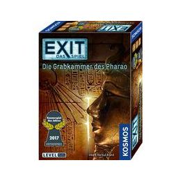 Kosmos EXIT - Das Spiel - Die Grabkammer des Pharao, Partyspiel Kennerspiel des Jahres 2017 Spieleranzahl: 1 - 4 Spieler Spieldauer: 1 Stunde und 30 Minuten Altersangabe: ab 12 Jahren Serie: EXIT - Das Spiel