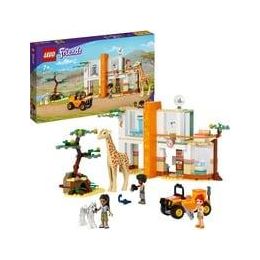 Lego 41717 Friends Mias Tierrettungsmission, Konstruktionsspielzeug Mit Zebra und Giraffe Tierfiguren und 3 Friends Mini-Figuren