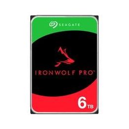 Seagate IronWolf Pro NAS 6 TB CMR, Festplatte SATA 6 Gb/s, 3,5" Kapazität: 6 TB ms/Cache/U: -/256 MB/7.200 U/min Datentransferrate: Lesen: 250 MB/s