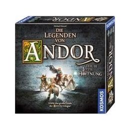 Kosmos Die Legenden von Andor - Teil III: Die letzte Hoffnung, Brettspiel Spieleranzahl: 2 - 4 Spieler Spieldauer: 1 Stunde und 30 Minuten Altersangabe: ab 10 Jahren Serie: Die Legenden von Andor