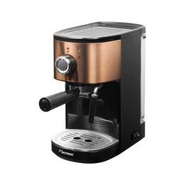 Bestron AES1000CO, Espressomaschine kupfer/schwarz Kapazität: 1,2 Liter Verbrauch: 1.450 Watt (Betrieb)