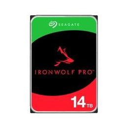 Seagate IronWolf Pro NAS 14 TB CMR, Festplatte SATA 6 Gb/s, 3,5" Kapazität: 14 TB ms/Cache/U: -/256 MB/7.200 U/min Datentransferrate: Lesen: 270 MB/s