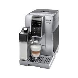 De'Longhi Dinamica Plus ECAM 370.95.S, Vollautomat silber Kapazität: 1,8 Liter Verbrauch: 1.450 Watt (Betrieb) Fassungsvermögen: 300 g Bohnenbehälter: 1