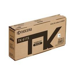 Toner schwarz TK-6115 Typ: Tonerkartusche Druckfarbe: Schwarz Volumen: 15.000 Blatt (Schwarz/ISO) Geeignet für: Kyocera