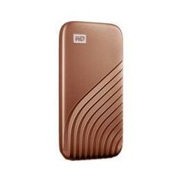 Western Digital My Passport SSD 2 TB, Externe SSD gold, USB-C 3.2 Gen 2 (10 Gbit/s)
