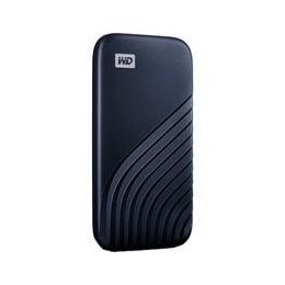 Western Digital My Passport SSD 2 TB, Externe SSD blau, USB-C 3.2 Gen 2 (10 Gbit/s) Kapazität: 2 TB Datentransferrate: Lesen: 1.050 MB/s, Schreiben: 1.000 MB/s