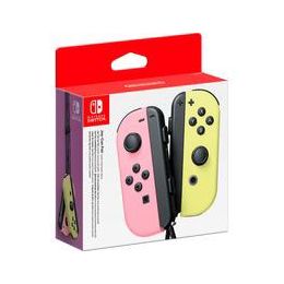 Nintendo Joy-Con 2er-Set, Bewegungssteuerung rosa/hellgelb Anschluss: Bluetooth Verbindung: Funk Rumble (Vibration): Ja