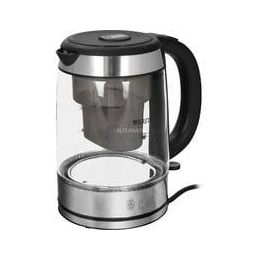 Russell Hobbs Wasserkocher 20760-57 edelstahl/schwarz, 1,5 Liter Leistung: 2.200 Watt Fassungsvermögen: 1,5 Liter Deckel: Öffnen per Knopfdruck Sicherheit: Überhitzungs-Schutz, Abschalt-Automatik