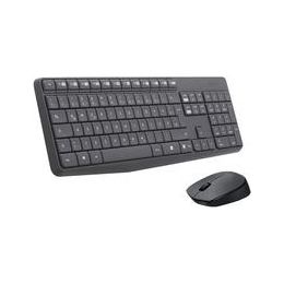 Logitech Wireless Kombo MK235, Desktop-Set DE-Layout