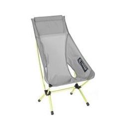 Helinox Camping-Stuhl Chair Zero Highback 10560 grau/hellgrün, Grey Belastbarkeit: Max. 120 kg Sitzhöhe: 17 bis 31 cm